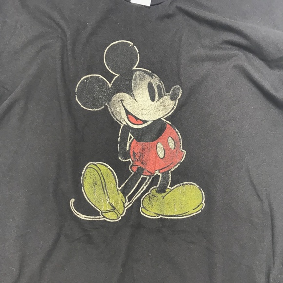 Disney | Shirts | Disney Mickey Mouse Black Tshirt | Poshmark